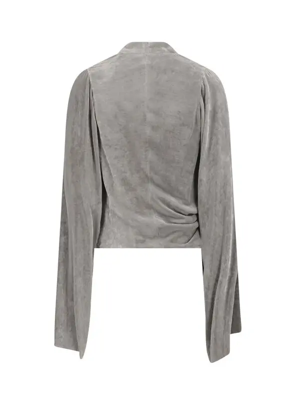 Rick Owens Top "tower Twist - Gray