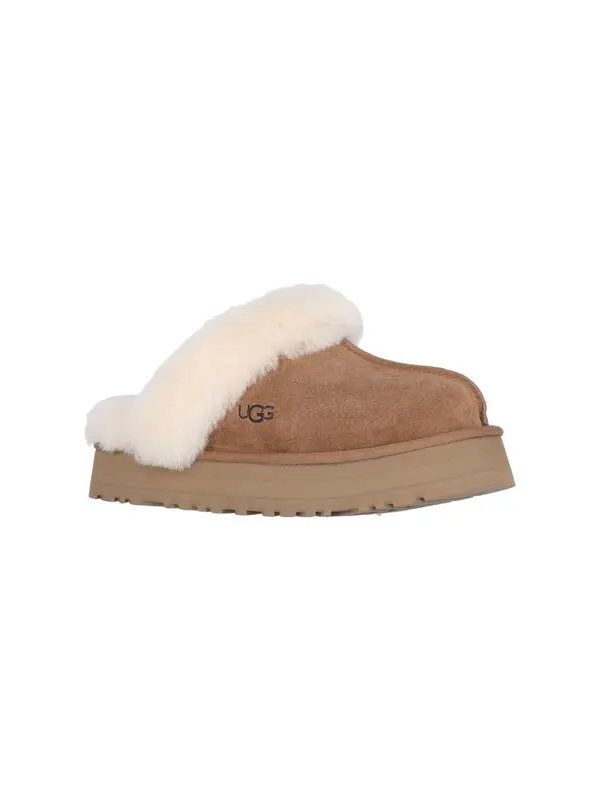 UGG Disquette Platform Mules - Brown