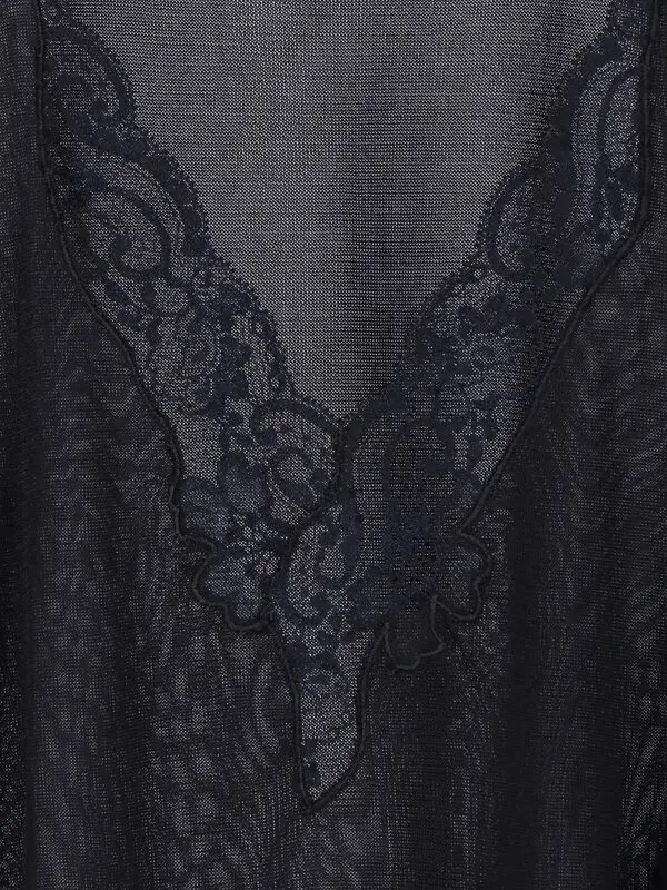 Balmain Lace Tank Top