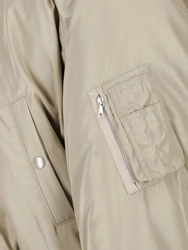 Auralee Silk Twill Bomber Jacket
