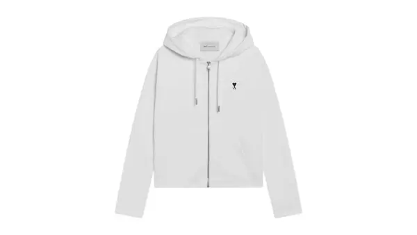 AMI Paris De Coeur Zip Hoodie