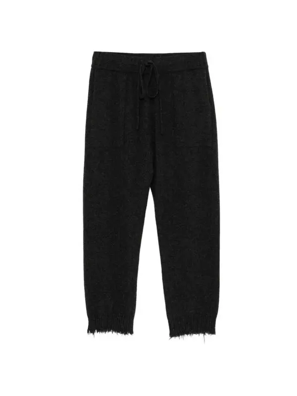 UMA WANG Ankle-length Knit Trousers - Grey