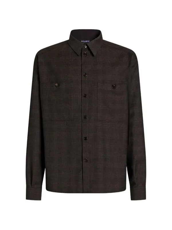 Dolce & Gabbana Glen Plaid Shirt