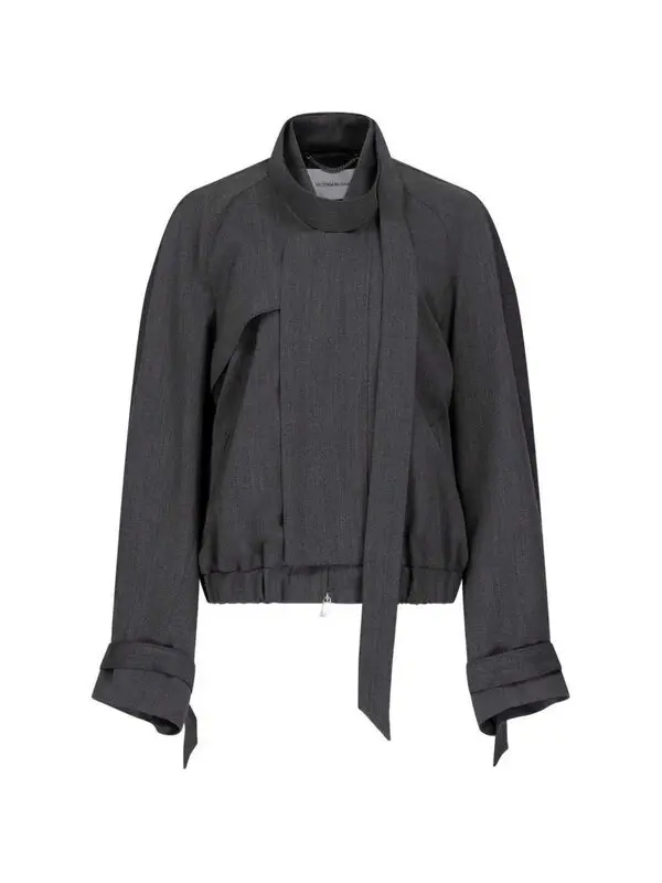 Victoria Beckham Scarf Detail Jacket