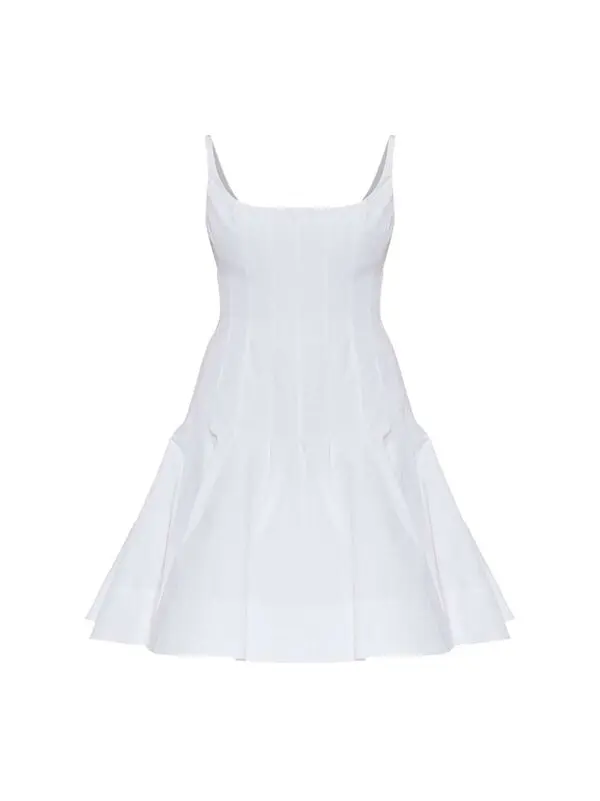 Jacquemus Agave Flared Mini Dress