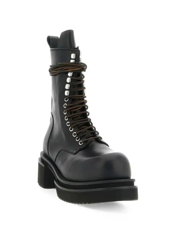 Rick Owens Bogun Lace-up Boots