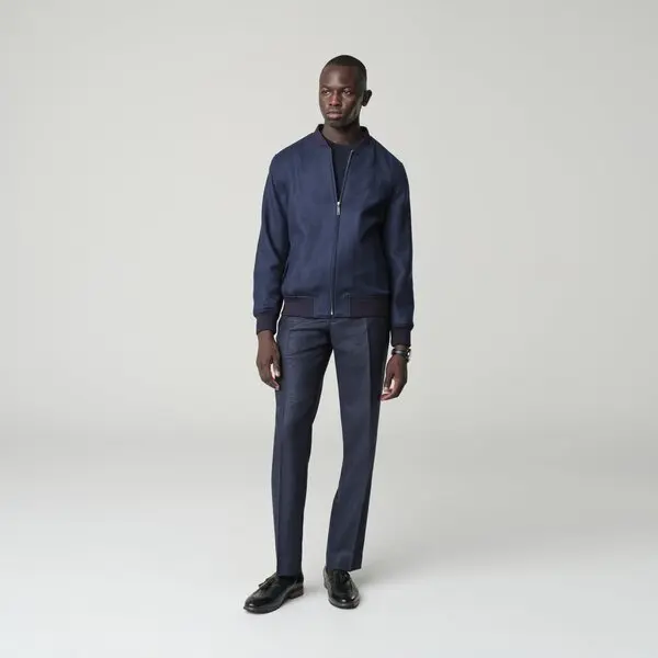INDOCHINO Heartford Herringbone Bomber Jacket
