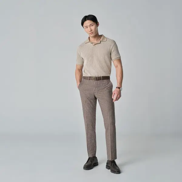 INDOCHINO Quidhampton Check Pants