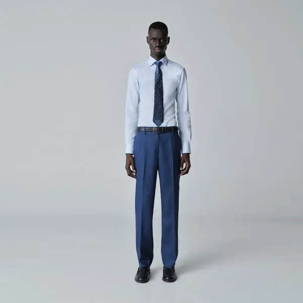 INDOCHINO Madesimo Linen Pants - Blue