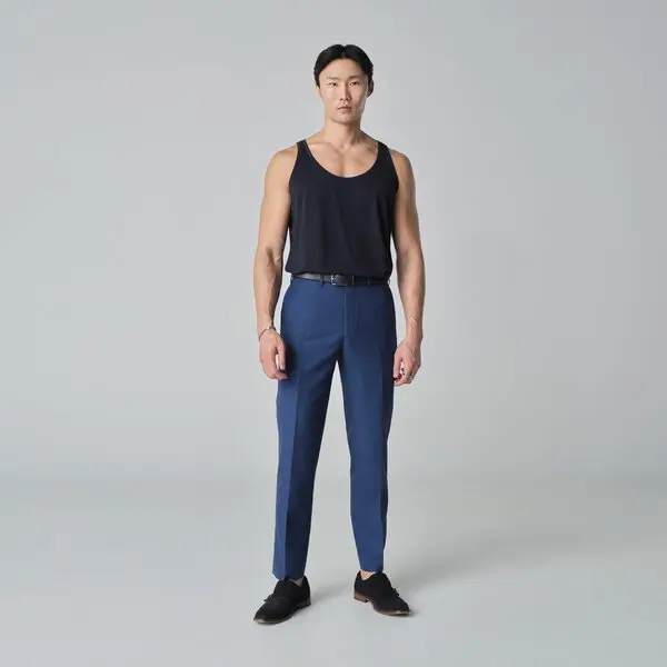 INDOCHINO Minori Wool Linen Deep Pants