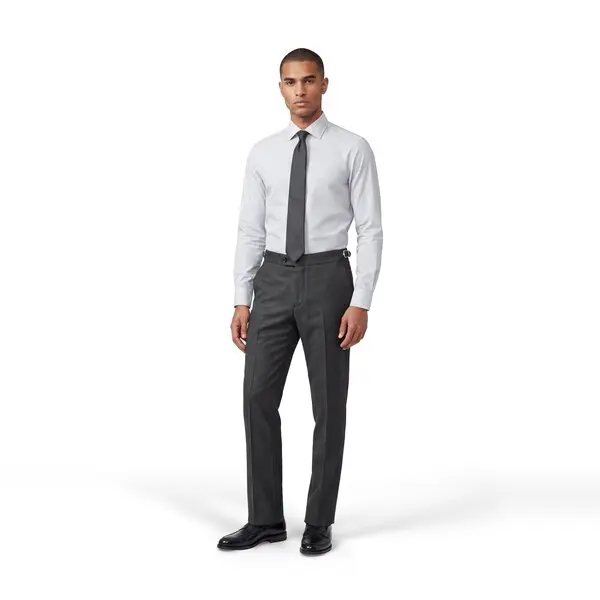 INDOCHINO Monviso High Twist Traveler Charcoal Pants - Gray