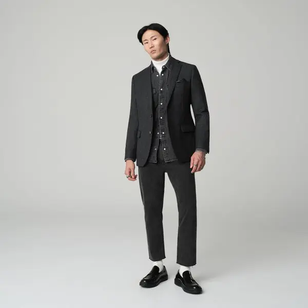 INDOCHINO Heartford Herringbone Blazer