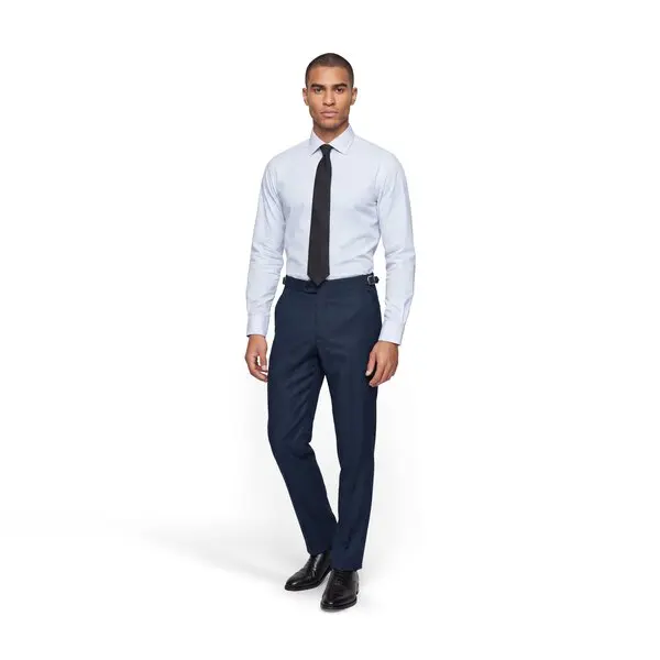 INDOCHINO Monviso High Twist Traveler Pants - Navy