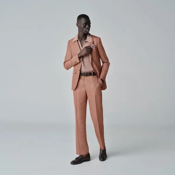 INDOCHINO Outwell Dobby Terracotta Suit - Orange