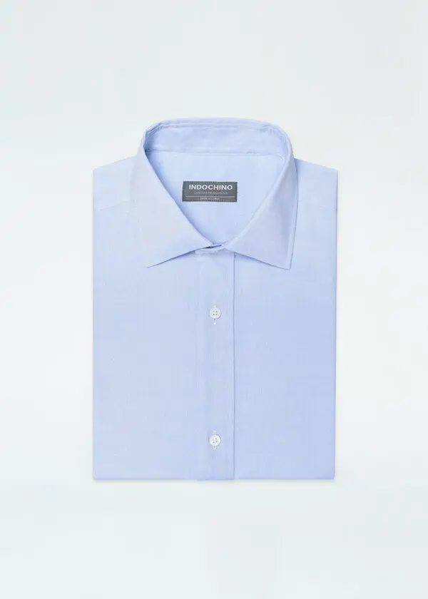 INDOCHINO Helmsley Oxford Light Shirt - Blue