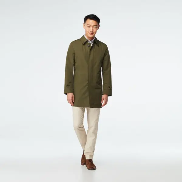 INDOCHINO Hadlow Olive Raincoat - Green