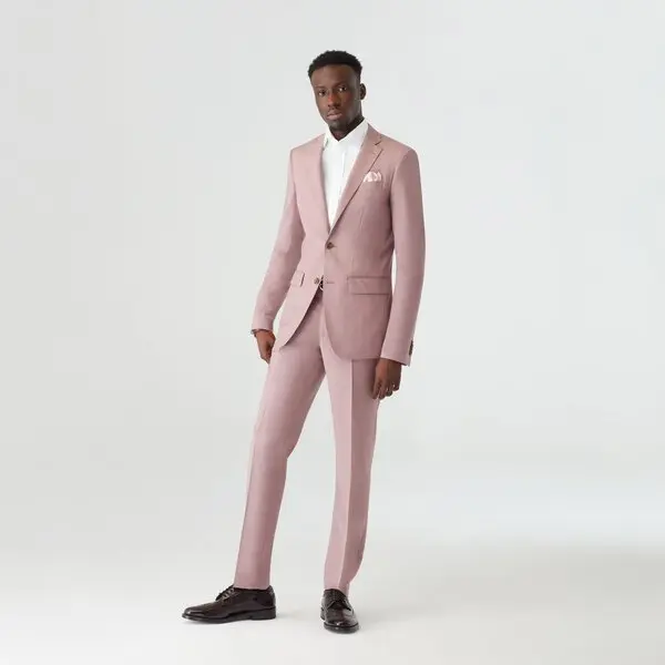 INDOCHINO Hamilton Sharkskin Lilac Blazer