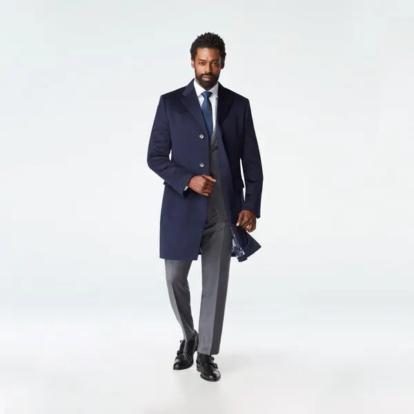 INDOCHINO Heartford Overcoat - Navy