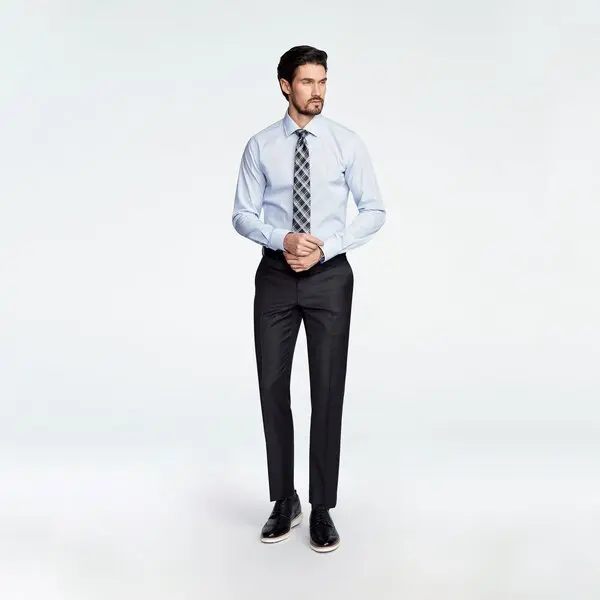 INDOCHINO Hemsworth Charcoal Pants - Gray