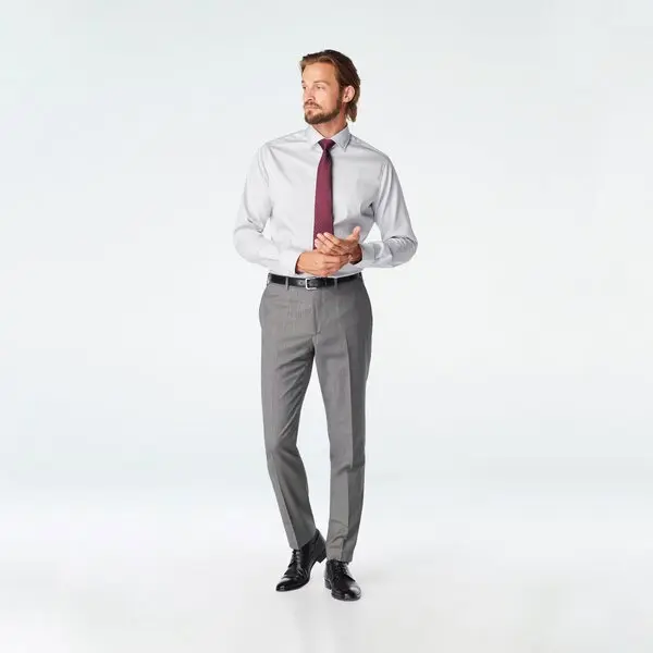 INDOCHINO Highbridge Nailhead Pants - Gray