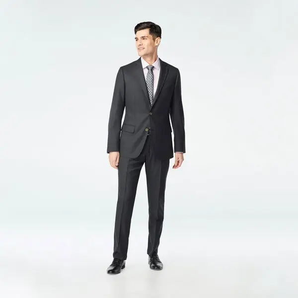 INDOCHINO Hayle Sharkskin Charcoal Blazer