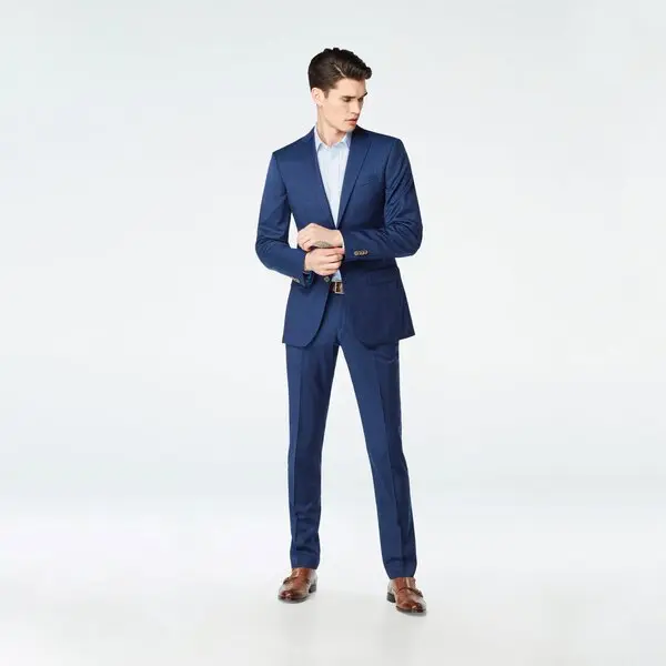 INDOCHINO Hemsworth Prince Of Wales Suit - Navy
