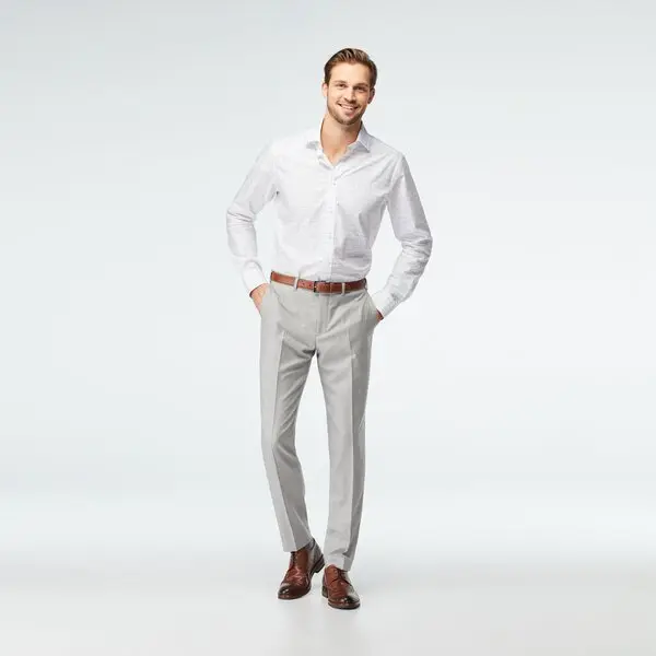 INDOCHINO Harrogate Light Pants - Gray