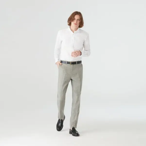 INDOCHINO Brighton Prince Of Wales Sage Pants - Green