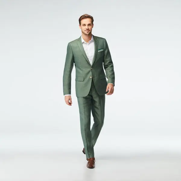 INDOCHINO Sailsbury Linen Suit - Green