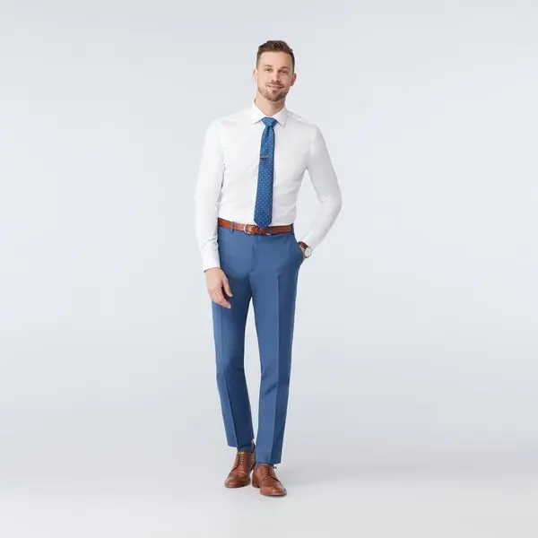 INDOCHINO Milano Stone Pants - Blue