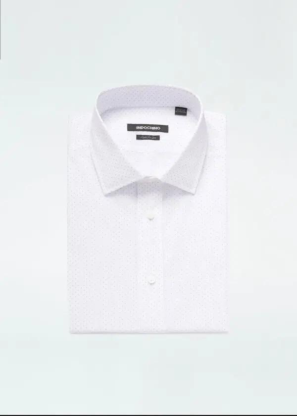 INDOCHINO Hayton Dot Shirt - Gray