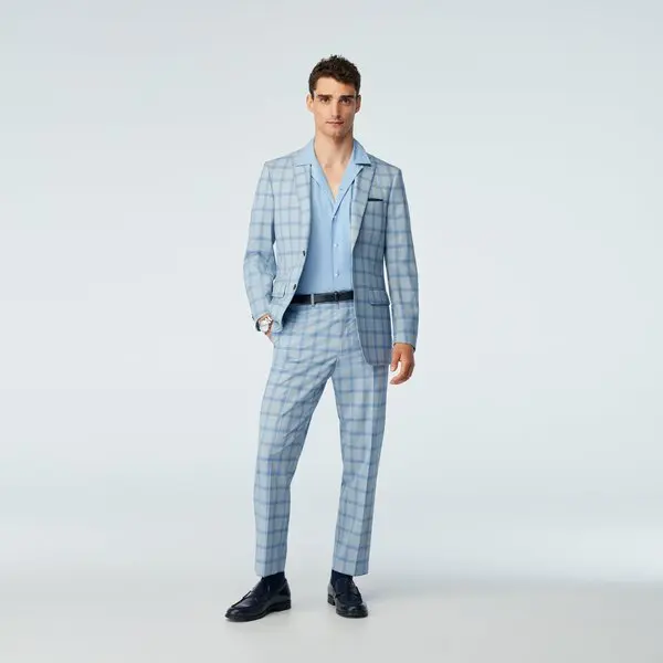 INDOCHINO Kettering Plaid Light Suit