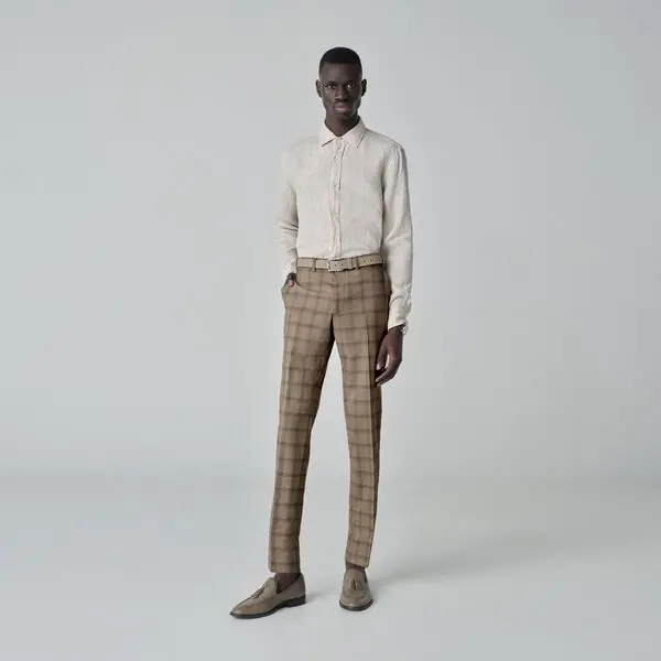 INDOCHINO Kettering Plaid Light Pants