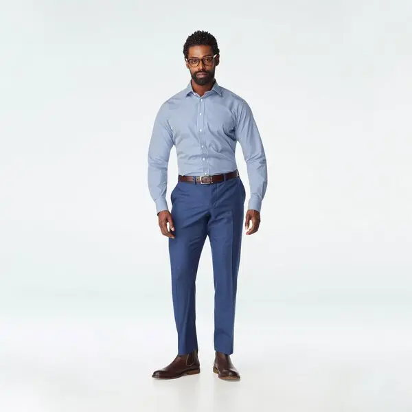 INDOCHINO Hayward Flannel Pants - Blue