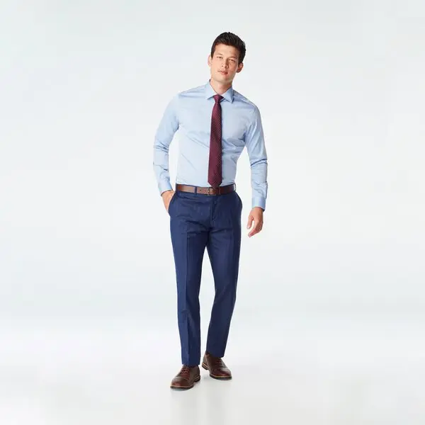 INDOCHINO Hemsworth Stripe Pants - Navy