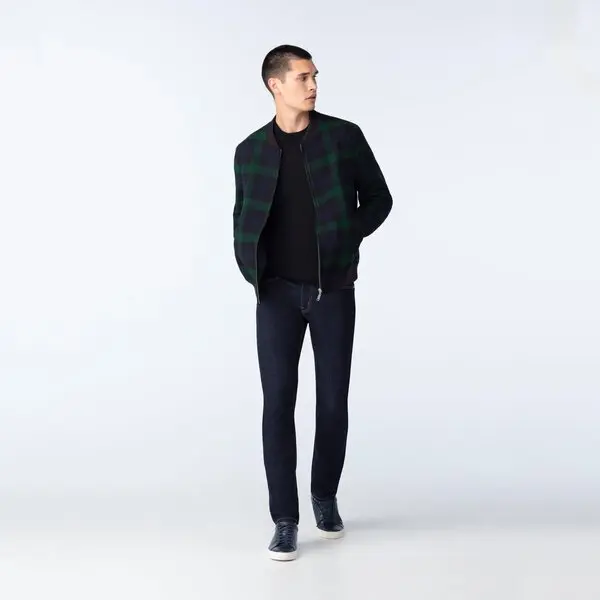 INDOCHINO Bradford Buffalo Plaid Hunter Bomber Jacket - Green