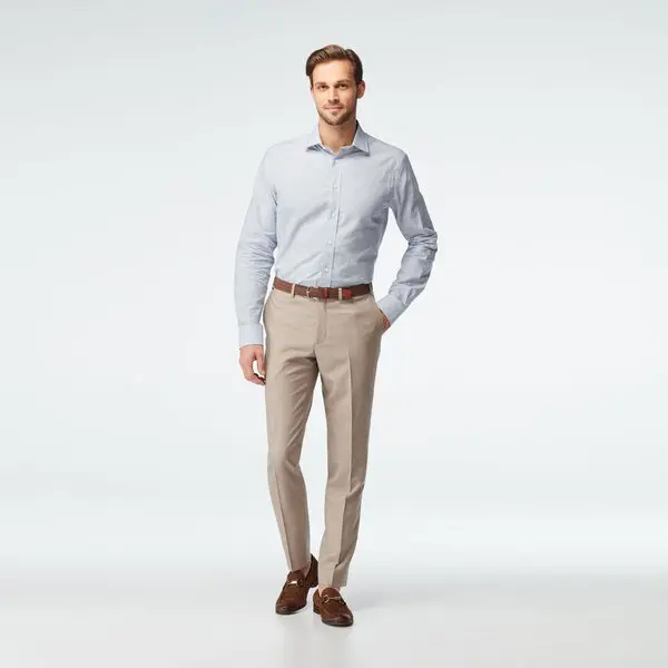INDOCHINO Stockport Wool Linen Pants - Sand