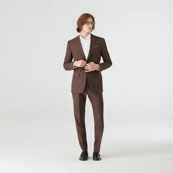 INDOCHINO Kirkhill Nailhead Blazer - Brown