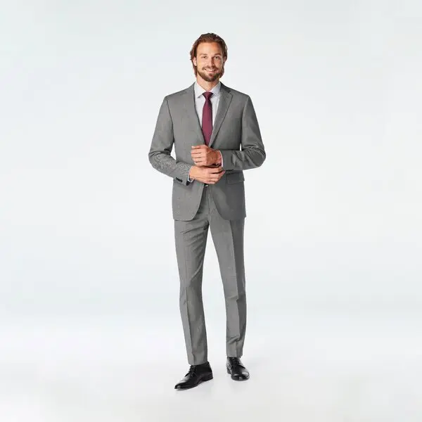 INDOCHINO Highbridge Nailhead Suit - Gray