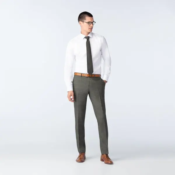 INDOCHINO Monza Royal Flannel Pants - Olive