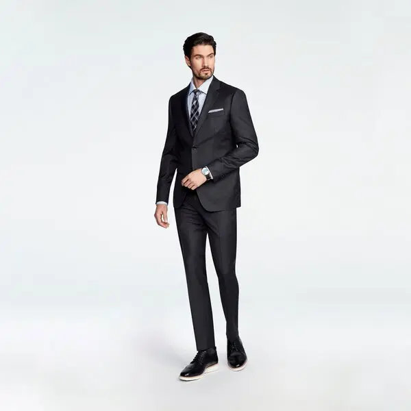 INDOCHINO Hemsworth Charcoal Blazer - Gray