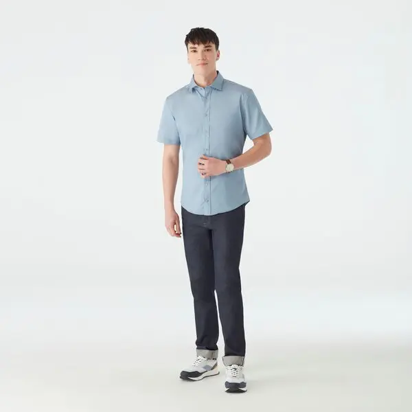INDOCHINO Hyde Stone Casual Shirt - Blue