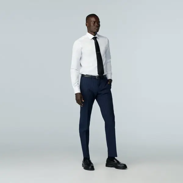 INDOCHINO Howell Wool Stretch Fineline Pants