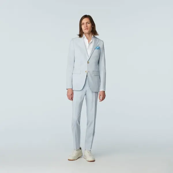 INDOCHINO Loddon Stripe Light Suit - Blue