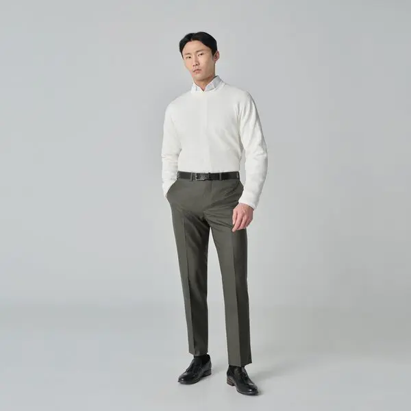 INDOCHINO Johnby Twill Pants - Olive