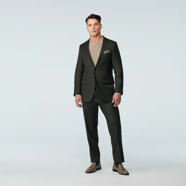 INDOCHINO Highbridge Nailhead Suit - Olive