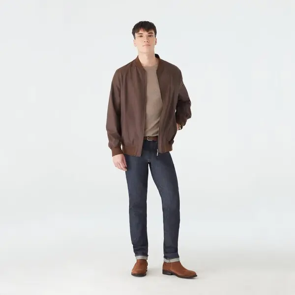 INDOCHINO Kirkhill Bomber Jacket - Brown