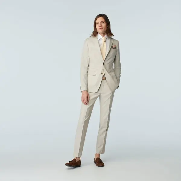 INDOCHINO Montella Wool Cotton Silk Blazer