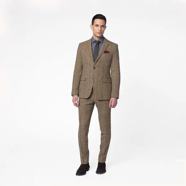 INDOCHINO Belford Houndstooth With Hunter Suit