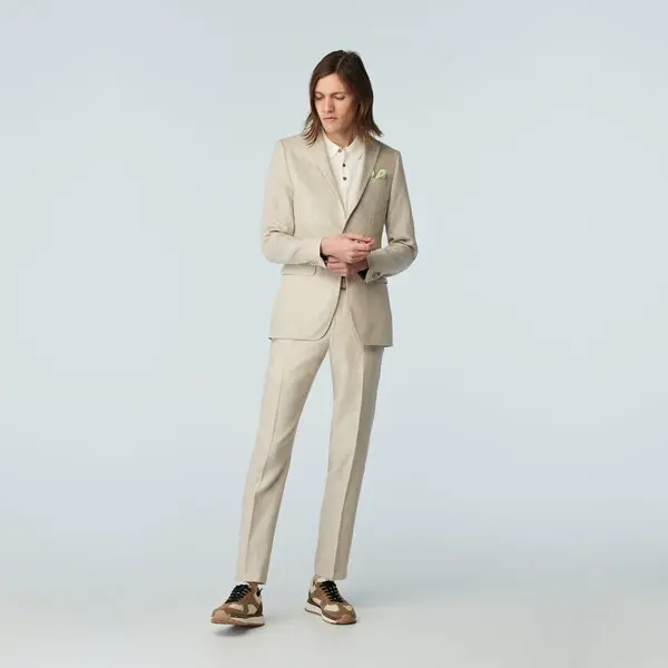 INDOCHINO Madesimo Linen Suit - Sand